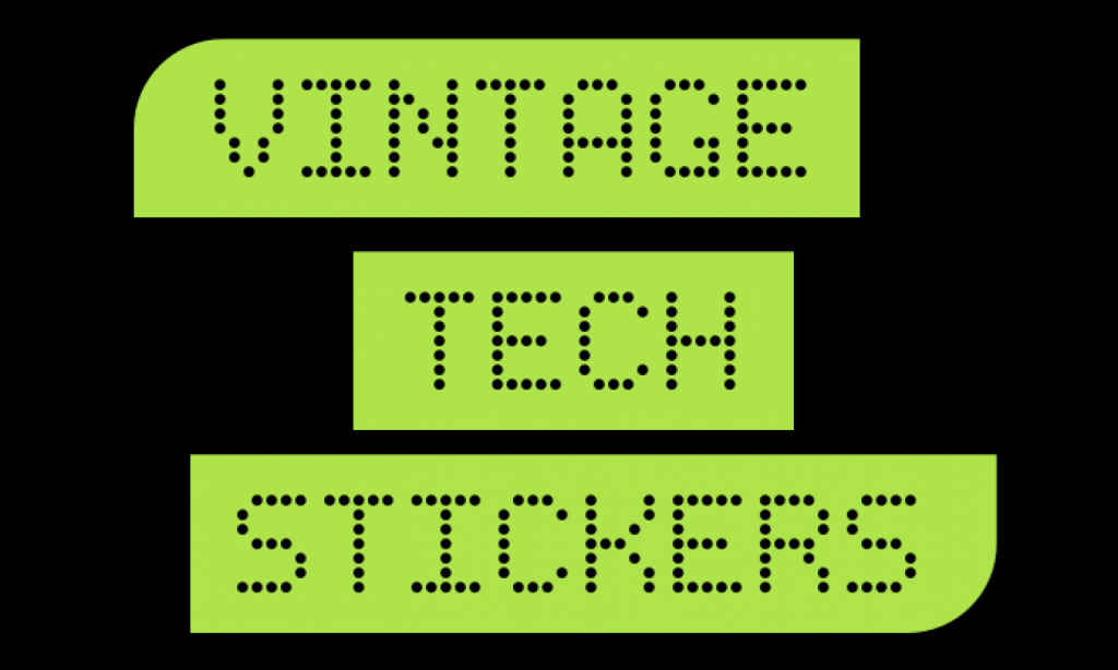 Vintage Tech Stickers